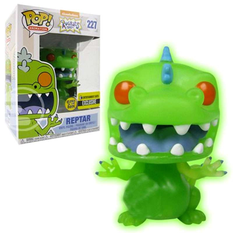 Funko Nickelodeon Rugrats POP TV Reptar Exclusive Vinyl Figure 227 Glow ...