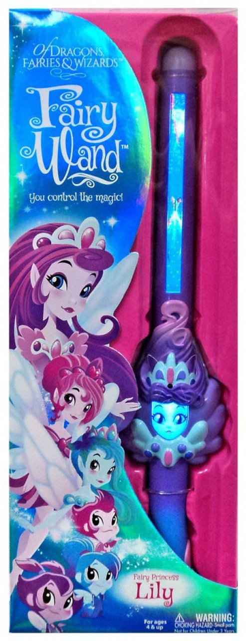 Of Dragons, Fairies Wizards Lily Magic Fairy Wand Purple License to ...