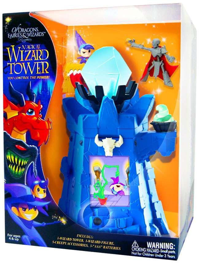 Of Dragons, Fairies Wizards Gray Wizard Tower License to Play - ToyWiz