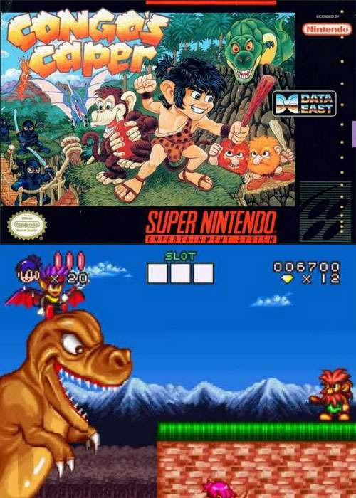 Data East SNES Data East Joe and Mac Collection Video Game Cartridge 3 ...
