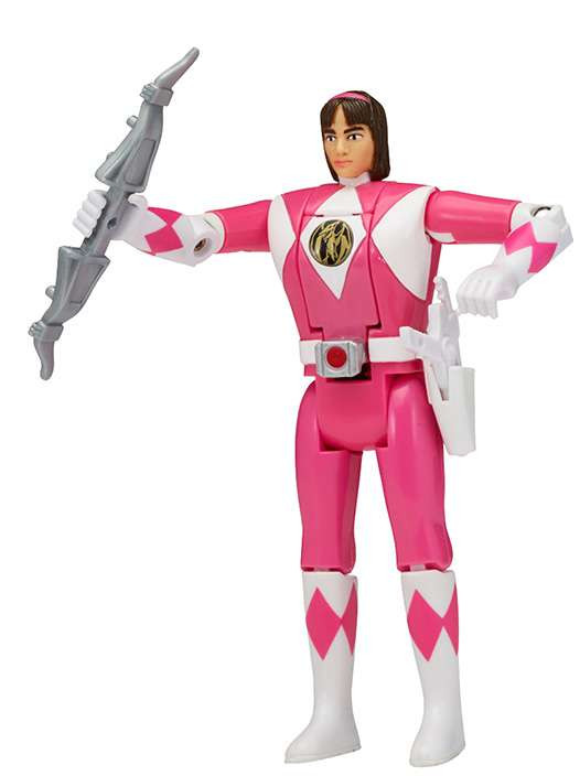 Power Rangers Mighty Morphin Legacy Pink Ranger Action Figure Auto ...
