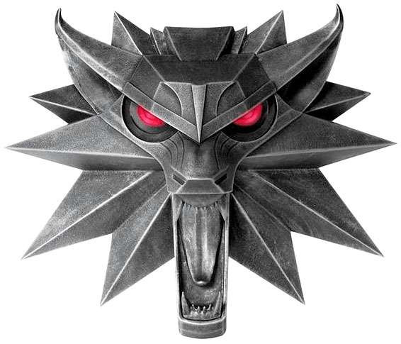 The Witcher 3 Wild Hunt Witcher Wolf Light-Up Wall Exclusive Sculpture ...