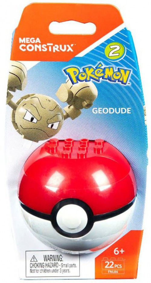 Pokmon Series 2 Geodude Set Mega Construx - ToyWiz