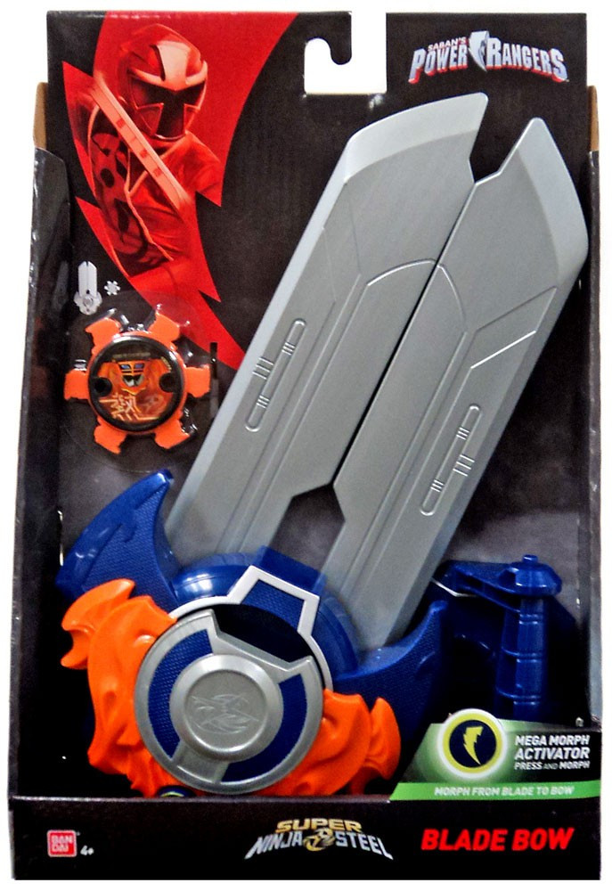 Power Rangers Super Ninja Steel Mega Morph Blade Bow Roleplay Toy ...