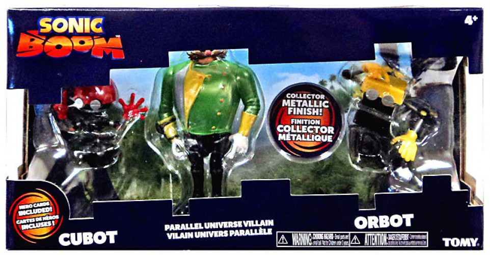 Sonic The Hedgehog Sonic Boom Orbot, Parallel Universe Dr. Eggman Cubot ...