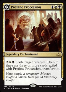 Magic The Gathering Rivals of Ixalan Single Card Rare Profane ...