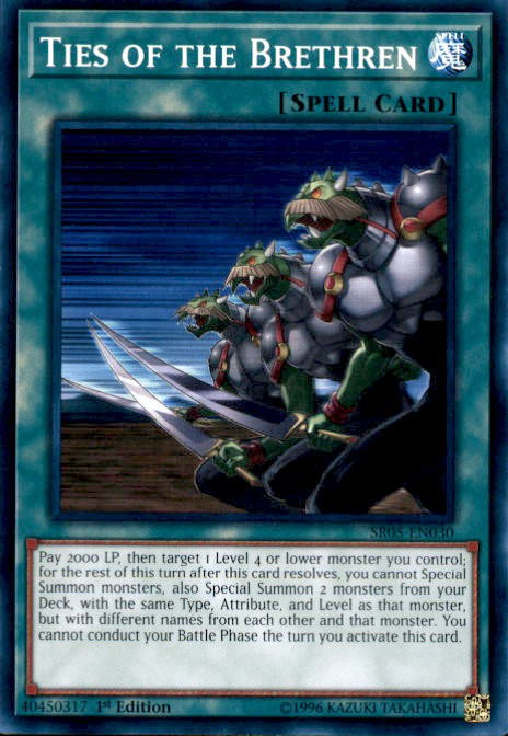 YuGiOh Wave of Light Structure Deck Single Card Common Ties of the ...