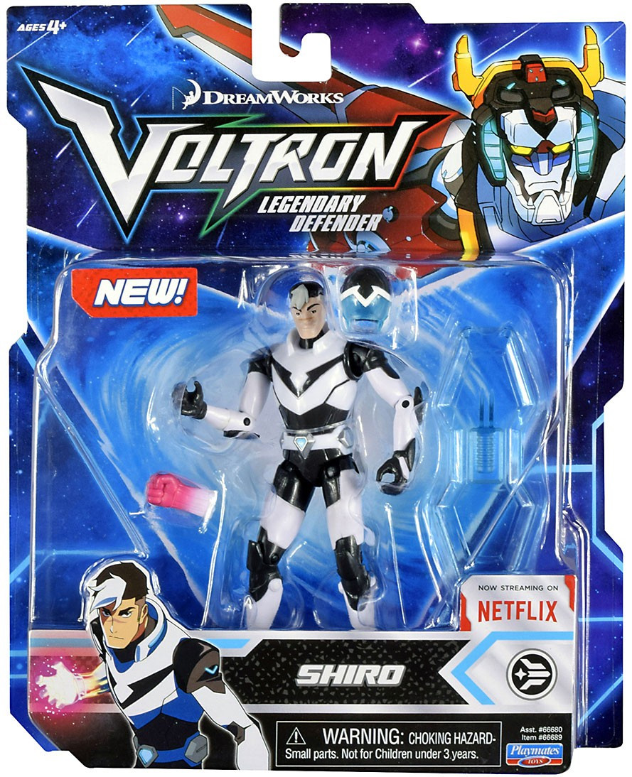 Voltron Legendary Defender Shiro 5 Basic Action Figure Black Lion Pilot ...