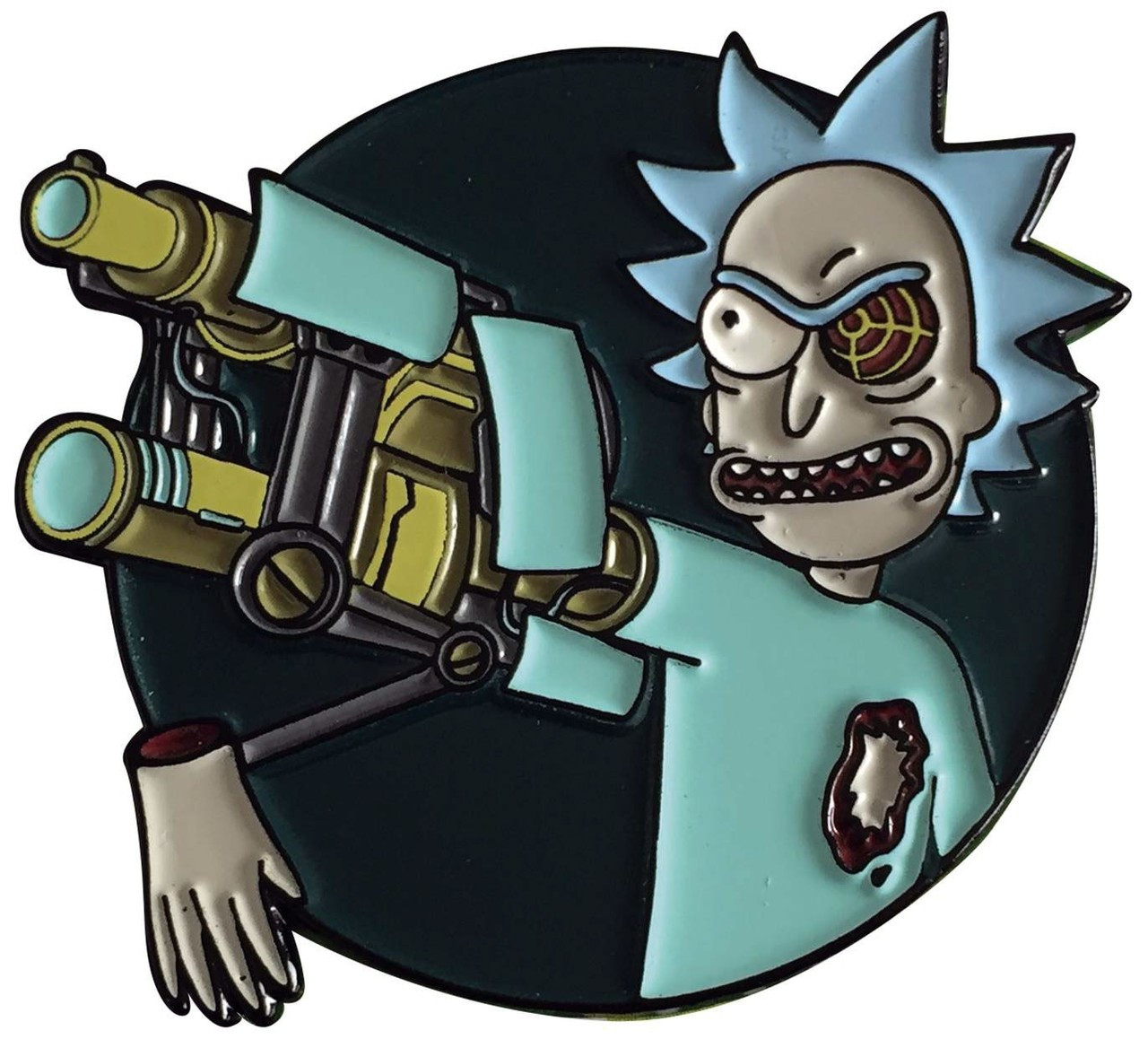 Rick Morty Bionic Arm Rick 1.5 Enamel Pin Zen Monkey Studios - ToyWiz