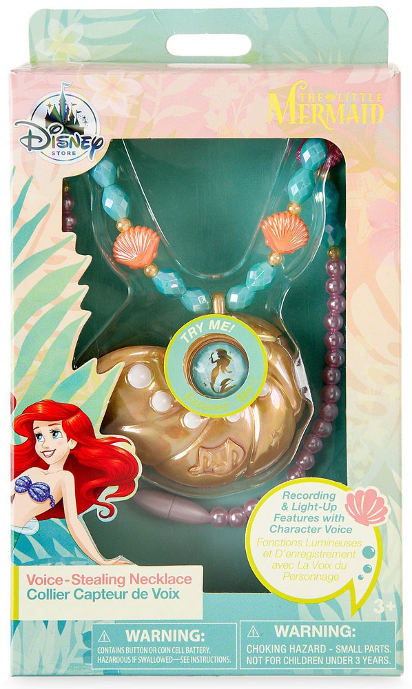 Disney Princess The Little Mermaid Ariel Voice-Stealing Necklace ...