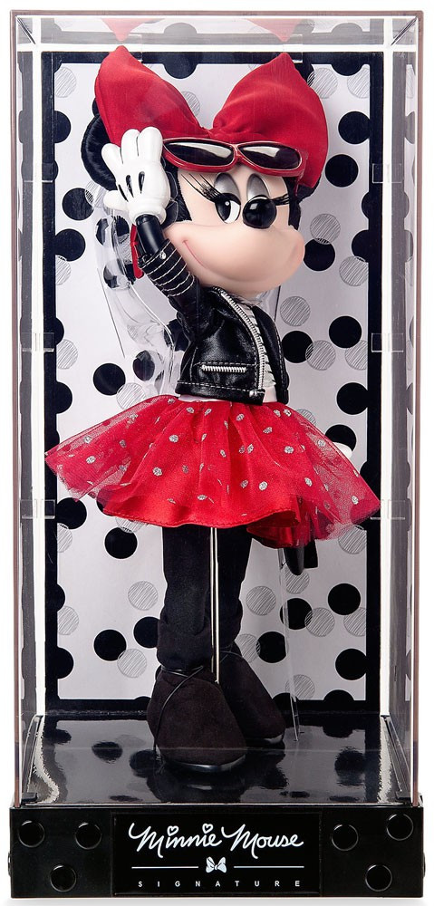 Disney Signature Minnie Mouse Exclusive 13 Doll Leather Jacket, Red ...