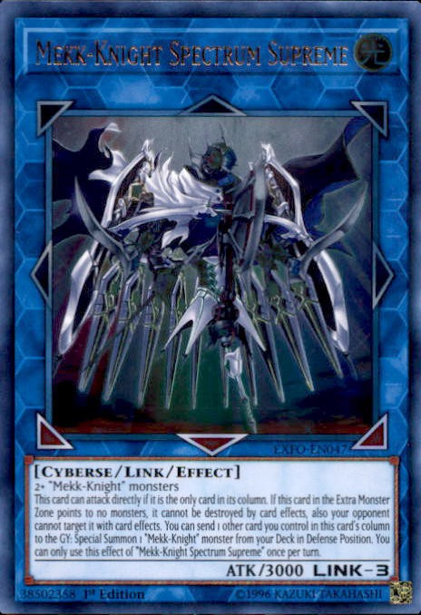 YuGiOh Extreme Force Single Card Ultra Rare Mekk-Knight Spectrum ...