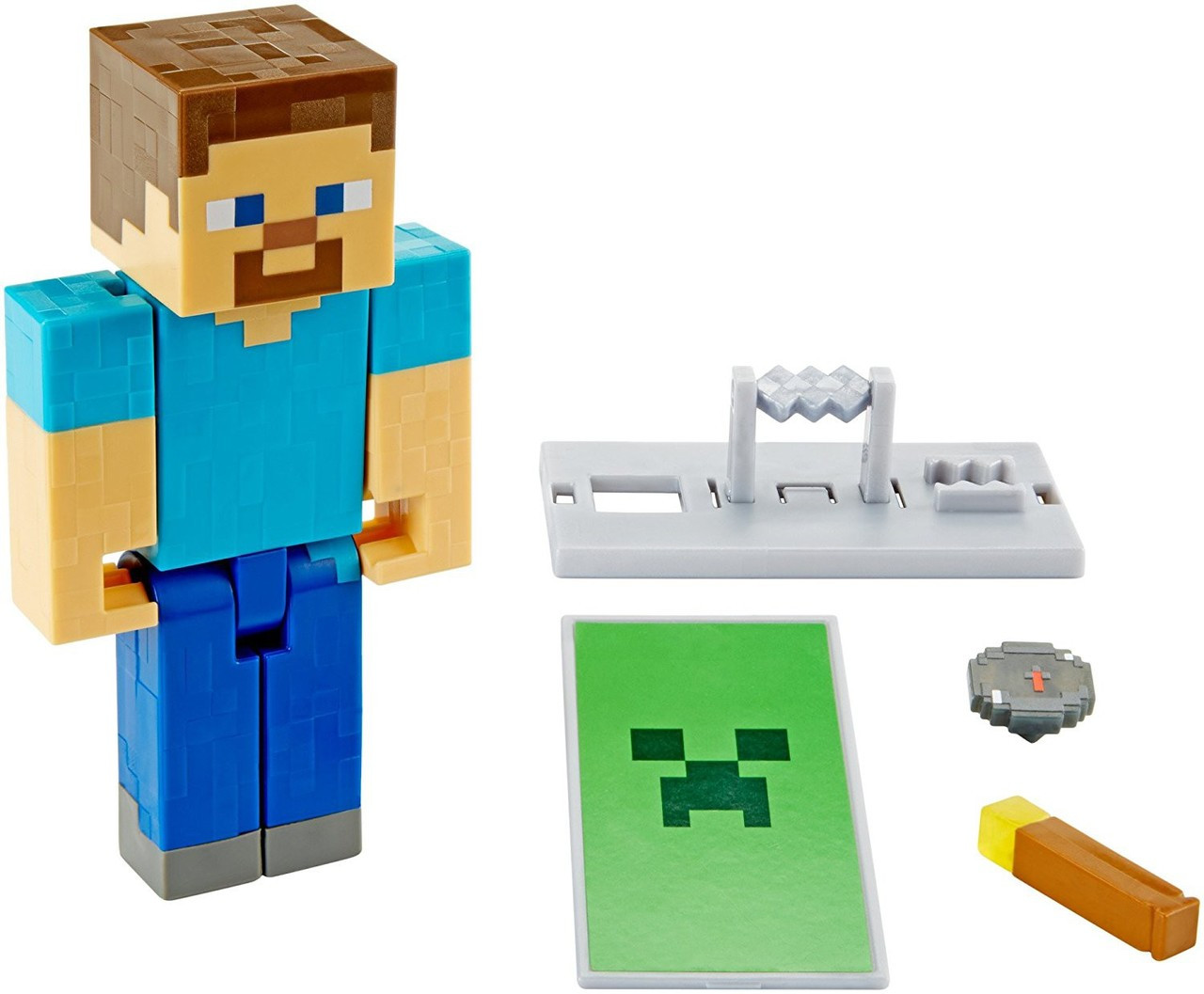 Minecraft Defend Discover Steve 5 Action Figure Mattel Toys - ToyWiz