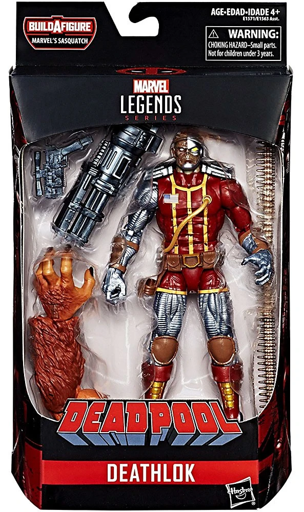 Marvel Deadpool Marvel Legends Sasquatch Series Deathlok 6 Action ...