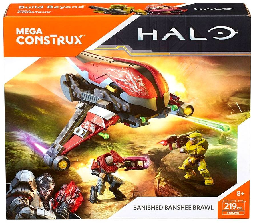 Halo Mega Construx Banished Banshee Brawl Set Mattel - ToyWiz