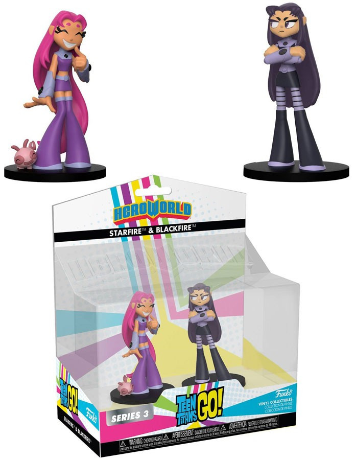 Funko DC Teen Titans Go Hero World Series 3 Starfire Blackfire ...