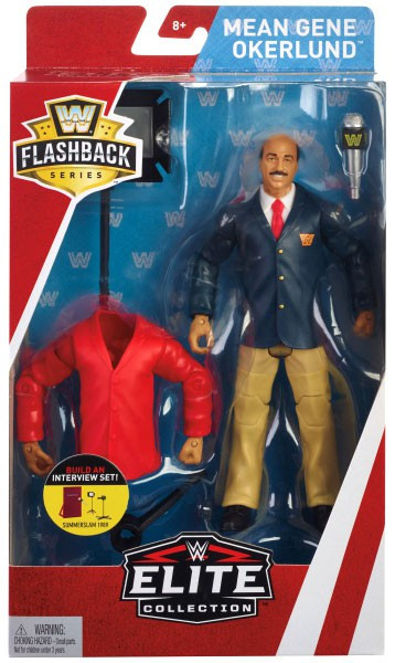 WWE Wrestling Elite Collection Flashback Mean Gene Okerlund Exclusive 6 ...