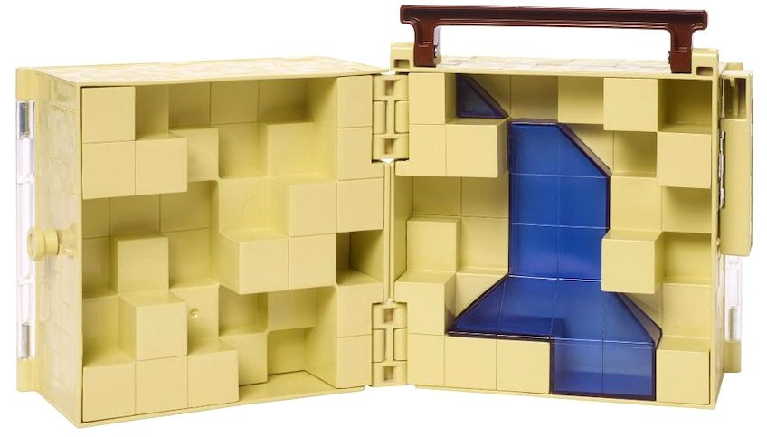 Minecraft Desert Minecraft Mini Figure Collector Case Mattel Toys - ToyWiz