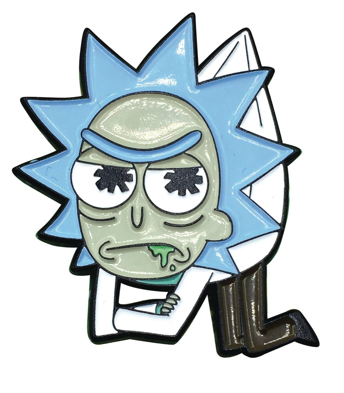 Rick Morty Hanging Rick 1 Enamel Pin Zen Monkey Studios - ToyWiz