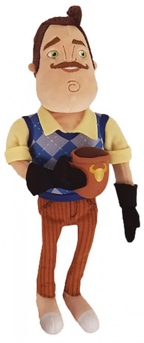 Hello Neighbor The Neighbor with Coffee Mug 10 Plush Tiny Build - ToyWiz