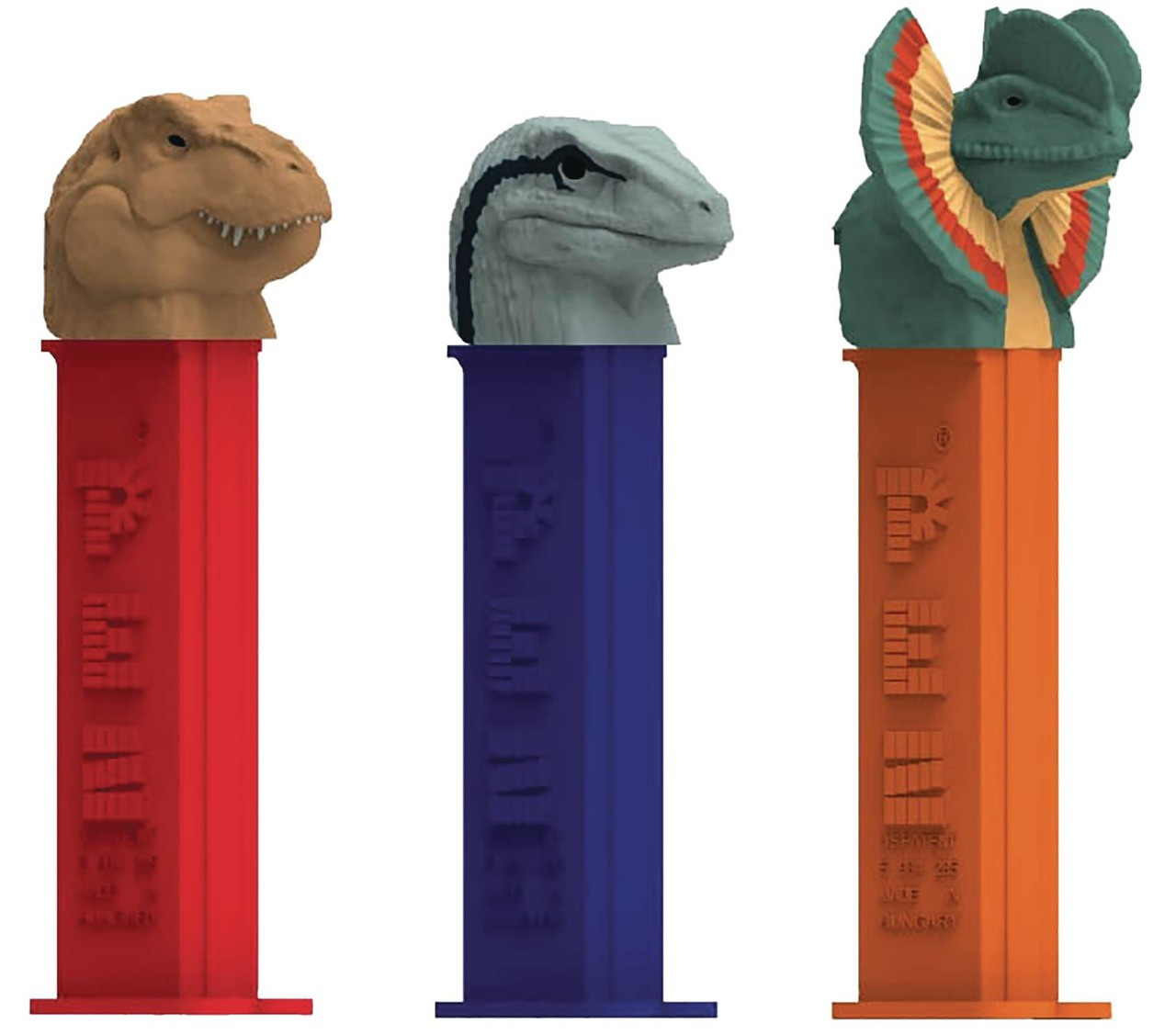 Pez Jurassic World Random Styles Box of 12 PEZ Dispensers - ToyWiz