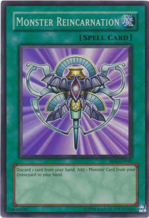 YuGiOh Rise of Destiny Single Card Super Rare Monster Reincarnation RDS ...