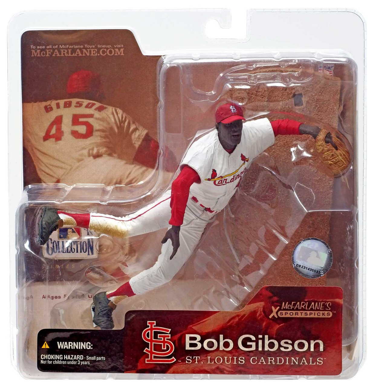 McFarlane Toys MLB Cooperstown Collection Series 1 Bob Gibson Action ...