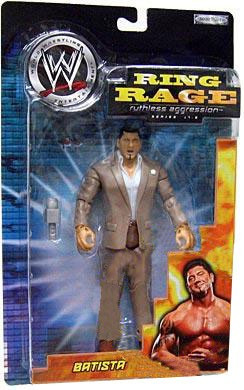 WWE Wrestling Ruthless Aggression Series 17.5 Ring Rage Batista Action ...