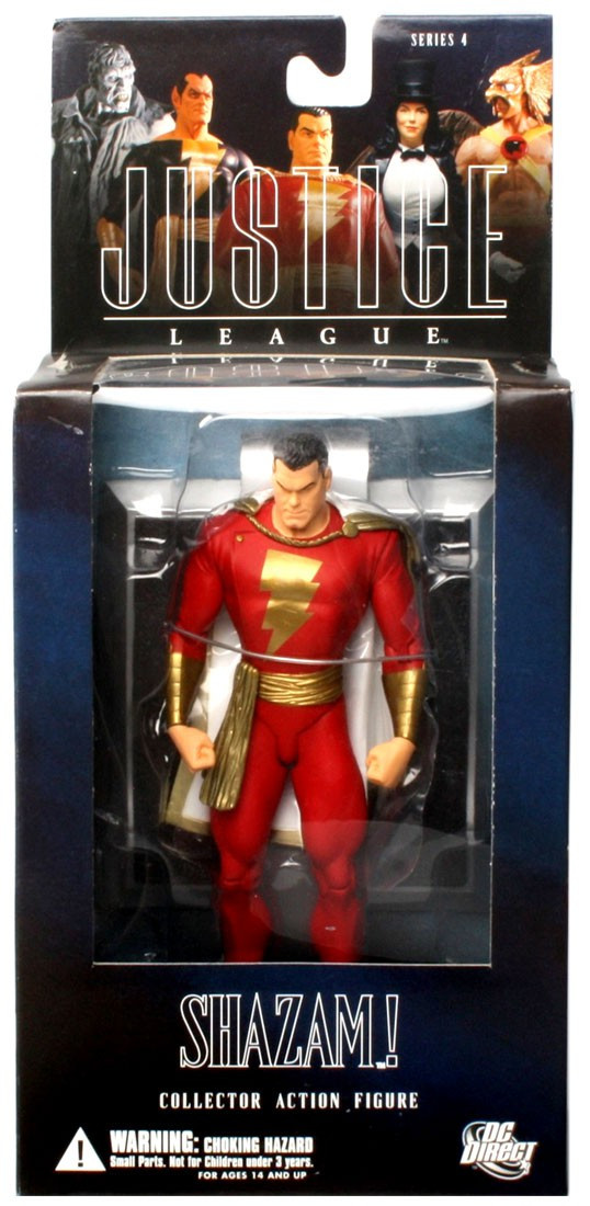 DC Shazam Alex Ross Justice League Series 4 Shazam Action Figure DC ...