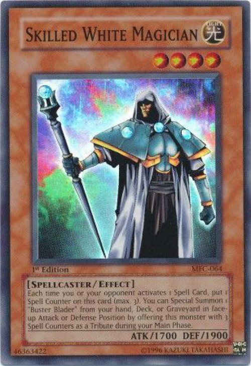 YuGiOh Magicians Force Single Card Super Rare Skilled White Magician ...
