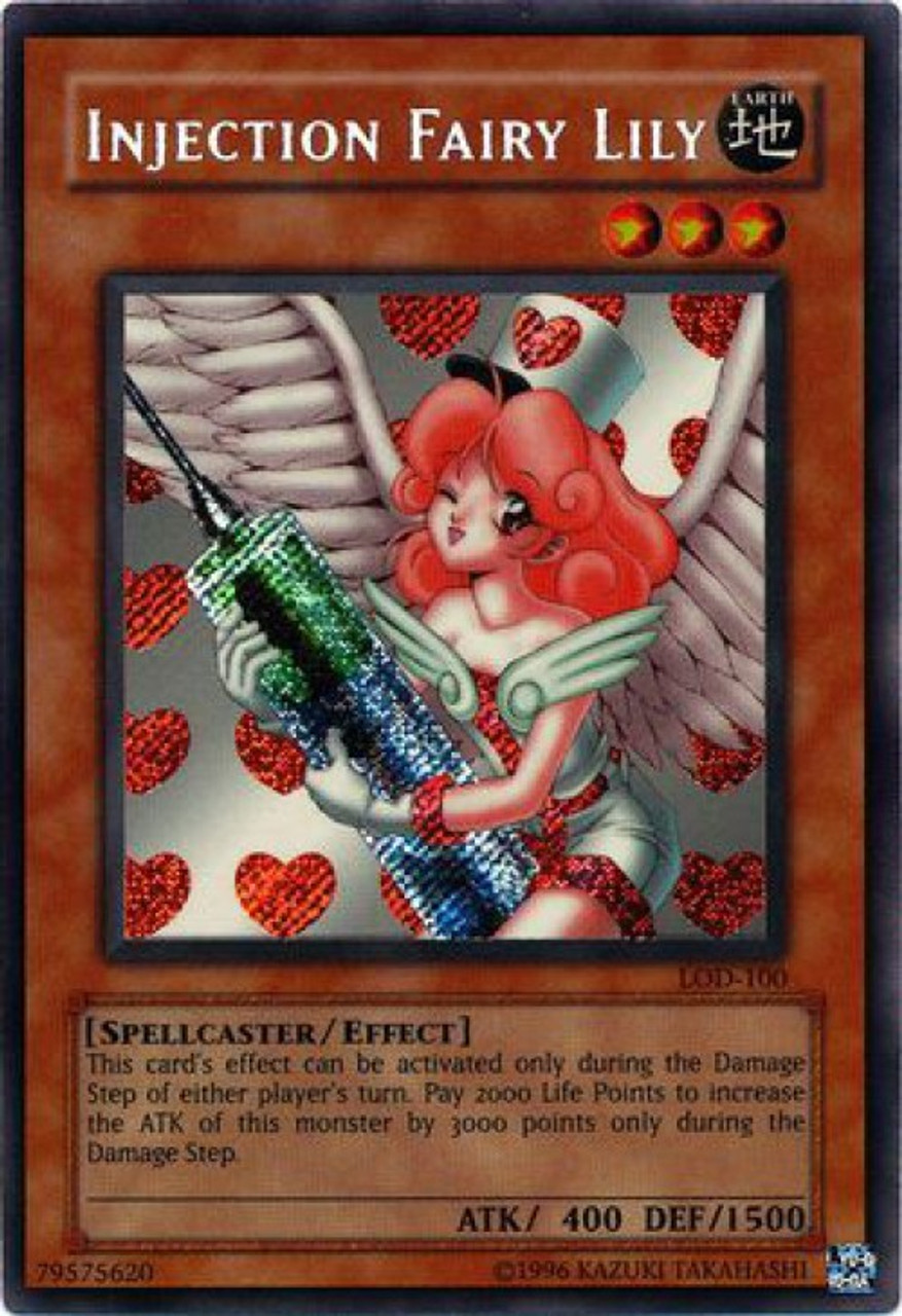 YuGiOh Legacy of Darkness Single Card Secret Rare Injection Fairy Lily LOD-100 - ToyWiz