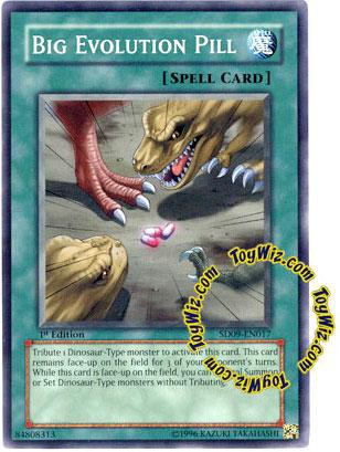 YuGiOh Structure Deck Dinosaurs Rage Single Card Common Big Evolution ...