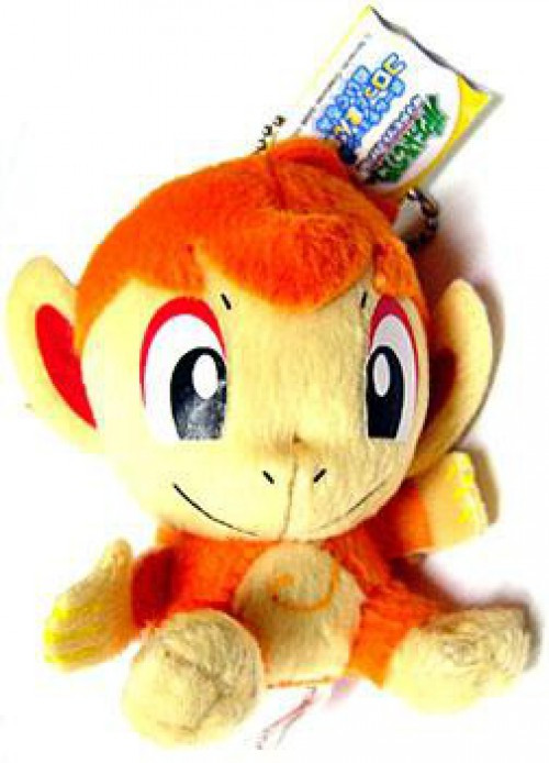 Pokemon ShoPro 3 Inch Keychain Chimchar 3 Plush Keychain BanPresto - ToyWiz