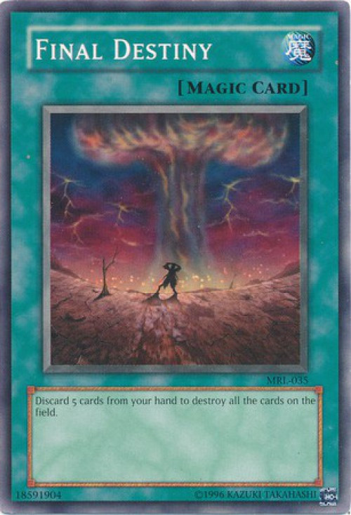 YuGiOh Magic Ruler Single Card Common Final Destiny MRL-035 - ToyWiz