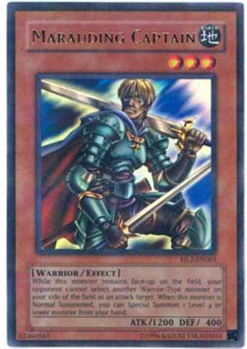 YuGiOh Hobby League Single Card Parallel Rare Marauding Captain HL2 ...