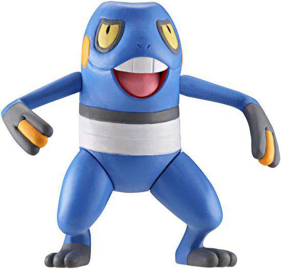Pokemon Diamond Pearl Series 6 Chatot, Golduck Croagunk Figure 3-Pack ...