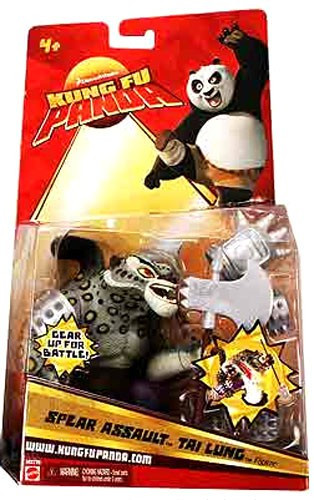 Kung Fu Panda Tai Lung 5 Action Figure Spear Assault Mattel Toys - ToyWiz