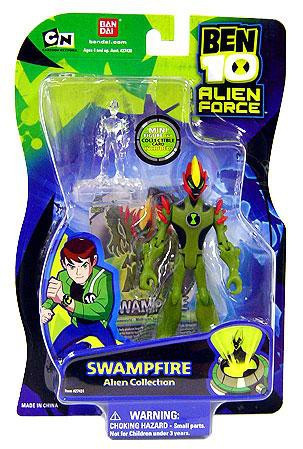 Ben 10 Alien Force Alien Collection Swampfire 4 Action Figure Bandai ...