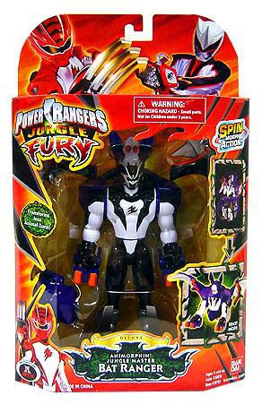 Power Rangers Jungle Fury Animorphin Jungle Master Bat Ranger Deluxe ...