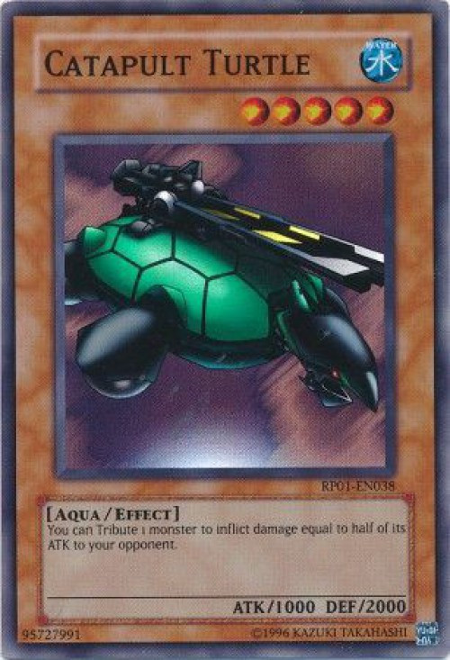 YuGiOh Retro Pack Single Card Super Rare Catapult Turtle RP01-EN038 ...
