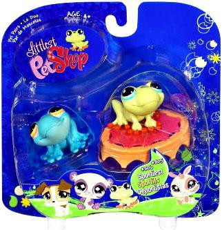 Littlest Pet Shop 2009 Assortment A Series 1 Frog Figure 2-Pack 804 ...