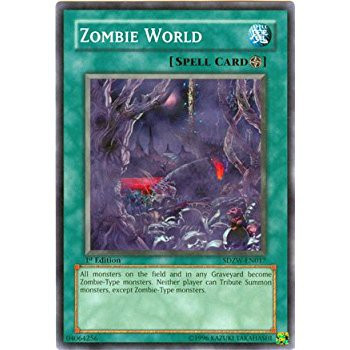 YuGiOh Structure Deck Zombie World Single Card Common Zombie World SDZW-EN017 - ToyWiz