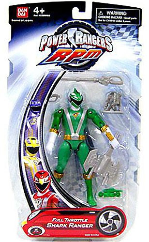 Power Rangers RPM Full Throttle Shark Ranger 5 Action Figure Bandai ...