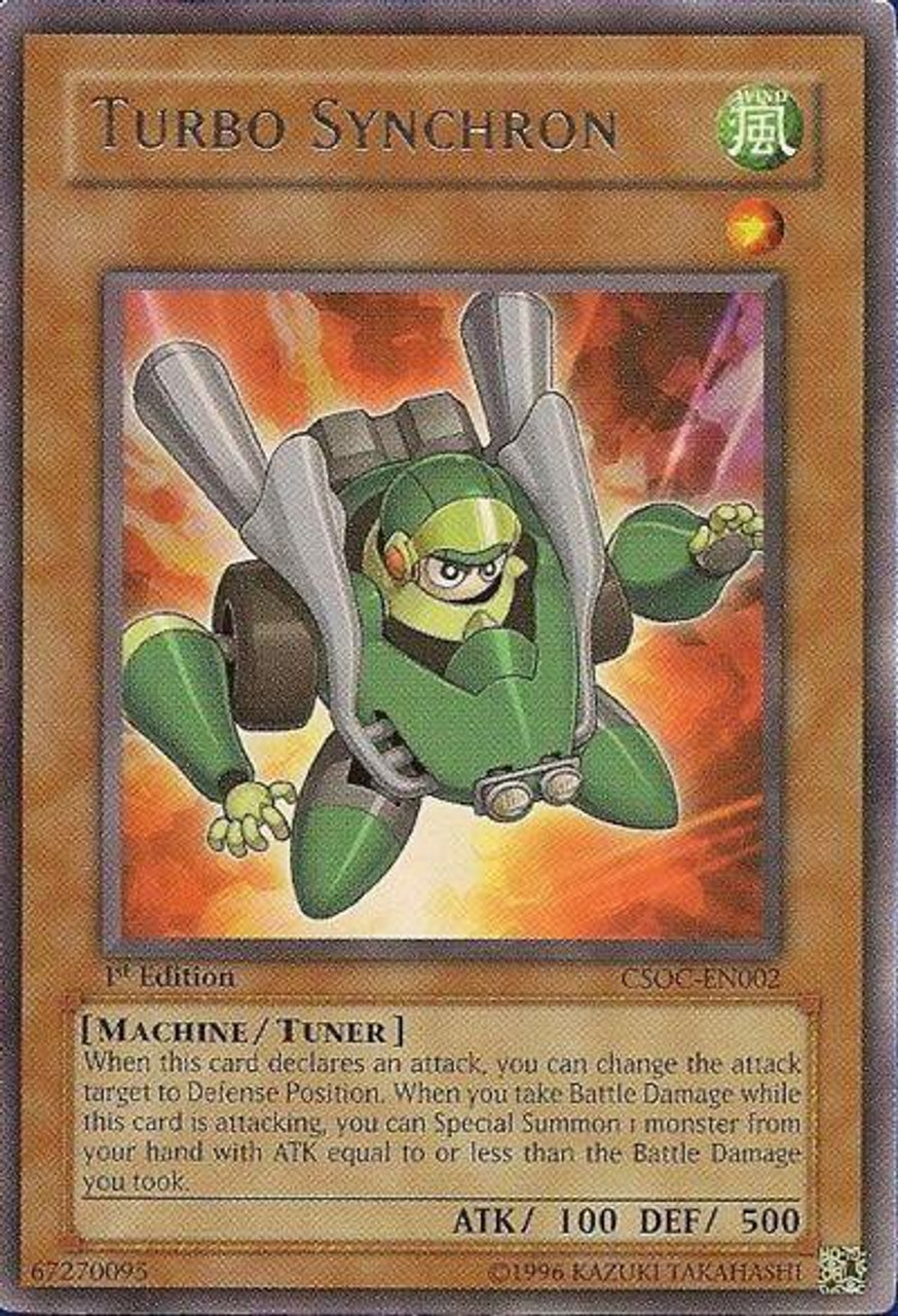 Yugioh Crossroads Of Chaos Single Card Rare Turbo Synchron Csoc En002