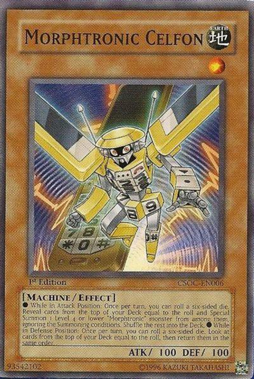 Yugioh Crossroads Of Chaos Single Card Common Morphtronic Celfon Csoc