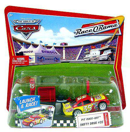 Disney Pixar Cars Pit Row Race-Off Shifty Drug No. 35 155 Diecast Car ...