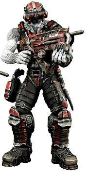 NECA Gears of War 2 Series 3 Locust Drone Action Figure Grappler - ToyWiz