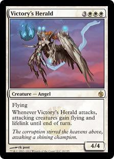 Magic The Gathering Mirrodin Besieged Single Card Rare Victorys Herald ...