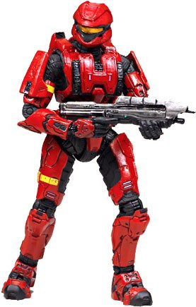 McFarlane Toys Halo 3 Red Spartan Soldier Interchangeable Armor Pack ...