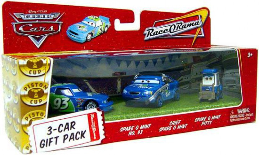 Disney Pixar Cars The World of Cars Multi-Packs Spare O Mint 3-Car Gift ...